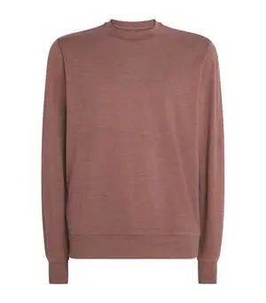 Vuori Ponto Performance Sweatshirt - Brown