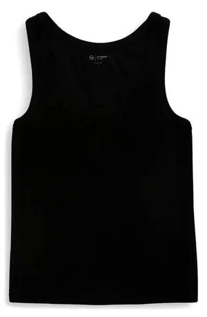 Ag Ashley Scoop Neck Tank - Super Black