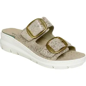 David Tate Metallic Sandals For Women