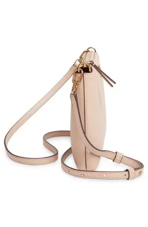 Tory Burch Mercer Pebbled Zip Crossbody Bag
