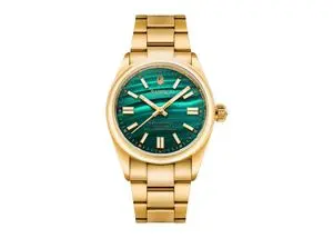 A BATHING APE Bapex Type 5 Watch - Gold/green