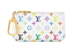 LOUIS VUITTON X Takashi Murakami Key Pouch - Multicolor White