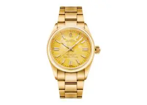 A BATHING APE Type 5 Bapex Watch - Gold/yellow