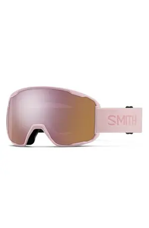 SMITH Preview ChromaPop™ Shield Snow Goggles Carnation/chromapop Rose Gold