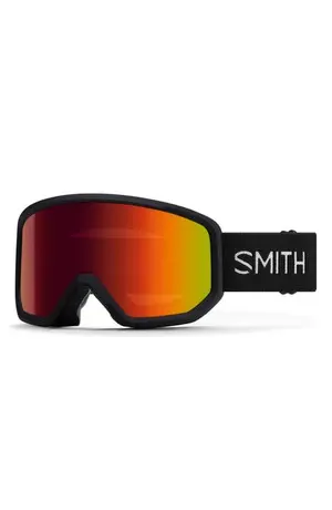 SMITH Transfer Snow Goggles Black/red Sol-x Mirror