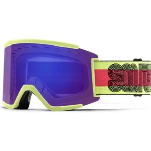 SMITH Squad Chromapop™ Xl Low Bridge Snow Goggles - Serpentine Lined Up/violet