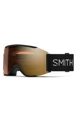SMITH Squad Mag Medium Fit Low Bridge Snow Goggles - Black/pro Photochromic Gold