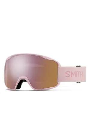 SMITH Preview Chromapop™ Low Bridge Snow Goggles - Carnation/chromapop Rose Gold