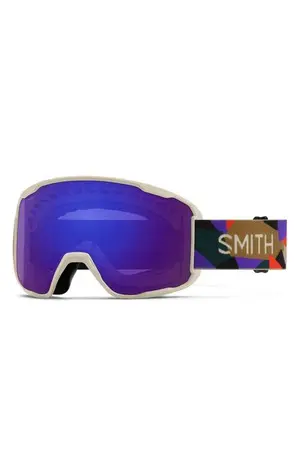 SMITH Preview Chromapop™ Low Bridge Snow Goggles - Chalk Paper Cuts/chromapop