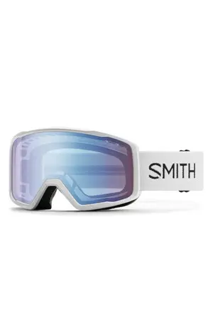 SMITH Tribute Snow Goggles - White/blue Sensor Mirror