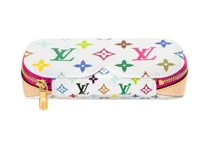 LOUIS VUITTON X Takashi Murakami Anna Sunglasses Pouch - Multicolor White