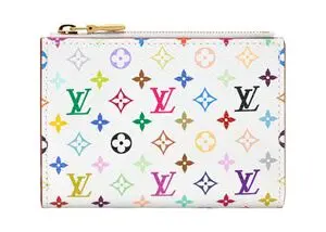 LOUIS VUITTON X Takashi Murakami Lisa Wallet - Multicolor White