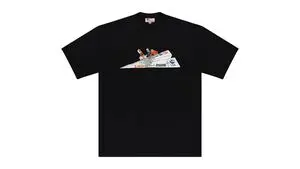 VIRGIL ABLOH Cactus Jack X Arch Paper Plane Tee Shirt - Black