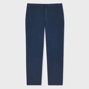 Paul Smith Cotton-Blend Cavalry Twill Drawstring Trousers - Blue
