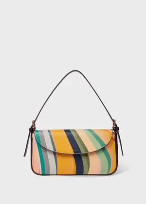 Paul Smith Leather 'swirl' Baguette Bag