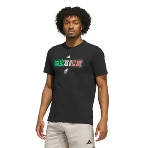 Adidas Mexico National Team Jersey Hook T-shirt - Black