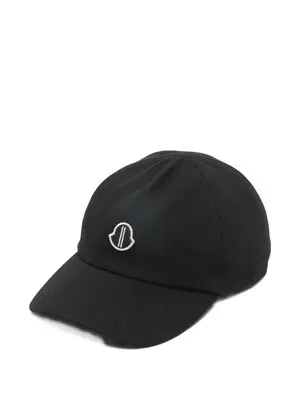 MONCLER + RICK OWENS Logo Baseball Cap - Black