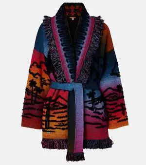 Alanui Sunset Stories Cashmere-blend Cardigan - Multicoloured