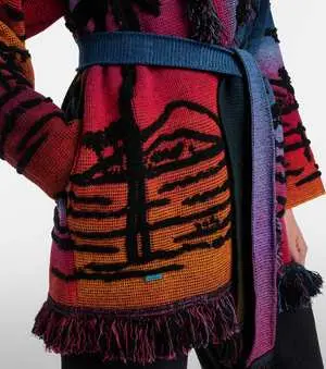 Alanui Sunset Stories Cashmere-blend Cardigan - Multicoloured