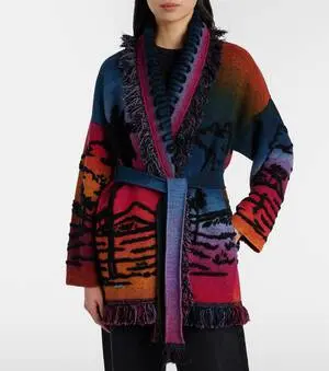 Alanui Sunset Stories Cashmere-blend Cardigan - Multicoloured