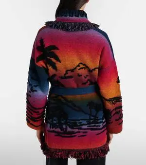 Alanui Sunset Stories Cashmere-blend Cardigan - Multicoloured
