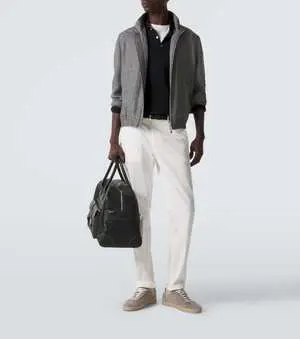 Brunello Cucinelli Cotton Polo Sweater - Black