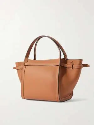 TOD'S Textured-leather Tote - Tan