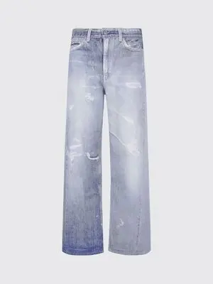 Our Legacy Full Cut Straight-leg Jeans With Trompe-l'œil Effect