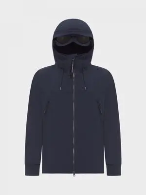 C.P. COMPANY Zip-up Hooded Jacket - Blue