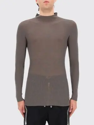 Rick Owens Ribbed Turtleneck Sweater - Grey