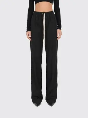 Rick Owens Wide Leg Drawstring Pants - Black