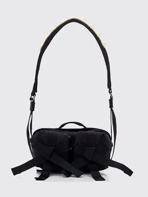 Simone Rocha Embellished Shoulder Bag - Black