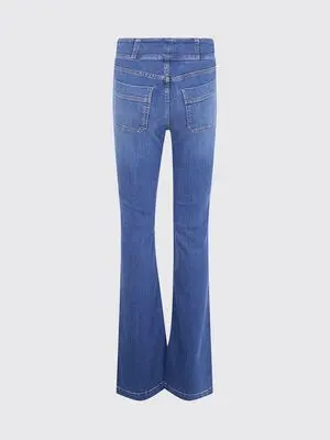 Elisabetta Franchi High Rise Flare Jeans - Blue