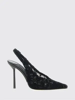 LE SILLA Lace Slingback Pumps - Black