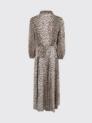 Rixo Leopard Print Midi Dress