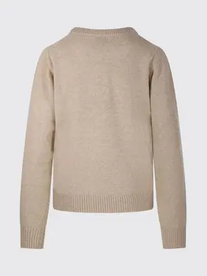 GANNI Graphic Knit Sweater - Camel