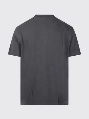 Our Legacy Crewneck Cotton T-shirt With Dropped Shoulders - Black