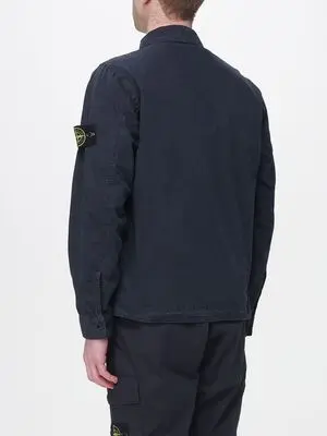 Stone Island Zip-up Jacket - Navy