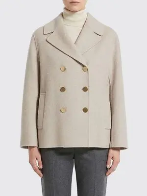 Max Mara Double-breasted Coat - Sand