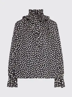 Chloé Polka Dot Ruffled Blouse