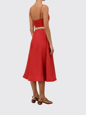 Zimmermann Fitted Bodice Midi Dress