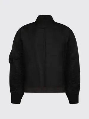 Sacai Nylon Bomber Jacket With Classic Collar
