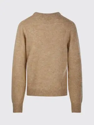 GANNI Graphic Knit Sweater - Camel
