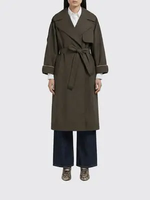 Max Mara Belted Trench Coat - Green