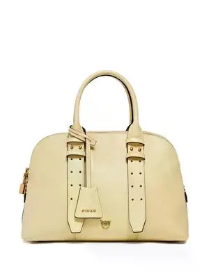 Pinko Medium Escape Leather Tote Bag