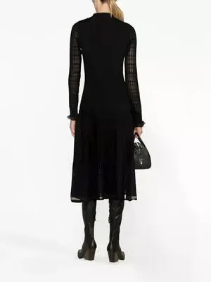 3.1 Phillip Lim High-neck Flared Midi Dress
