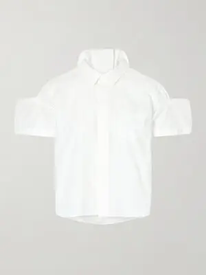 Sacai Poplin Shirt - Neutrals
