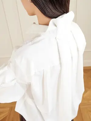 Sacai Poplin Shirt - Neutrals
