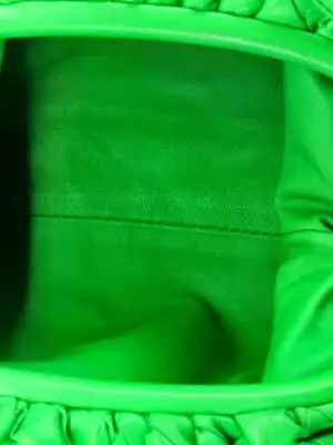 Bottega Veneta The Pouch Intrecciato Nappa Mini Crossbody Bag - Green