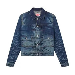 Kenzo Slim Pleated Trucker Jacket